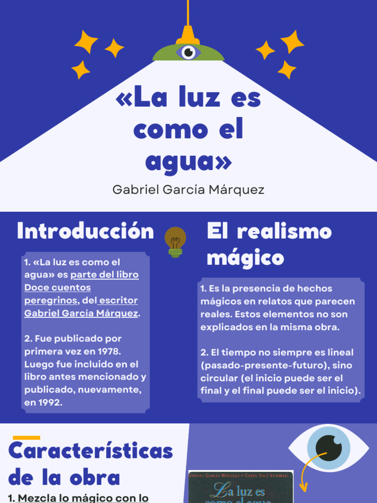 La Luz Es Como El Agua Gabriel García Márquez | PDF
