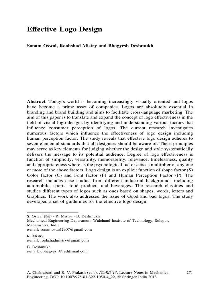 (Gabriela Goldschmidt (Auth.), Amaresh Chakrabar | PDF | Logos | Brand