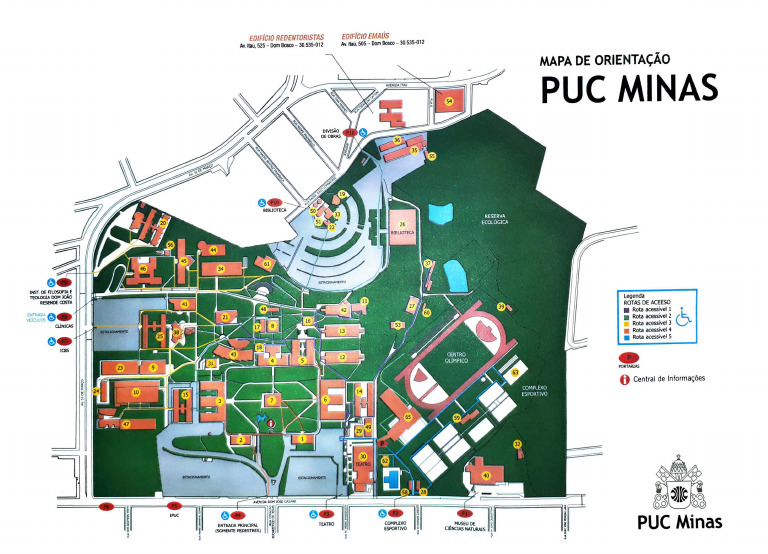 Mapa de Orientação PUC Minas | PDF