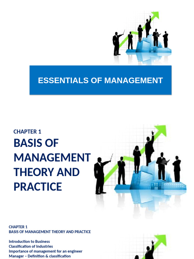 L1 To L8 - Basis of Management Theory and Practice | PDF | Corporate ...