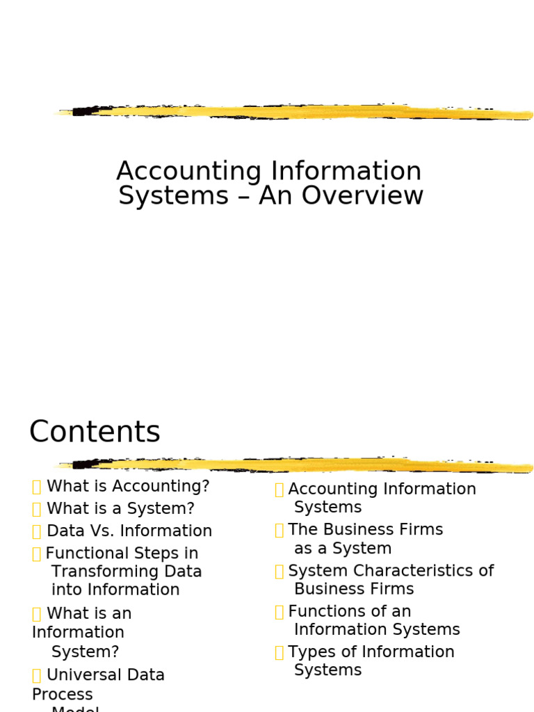 Chapter I - AIS Introduction | PDF | Information | System
