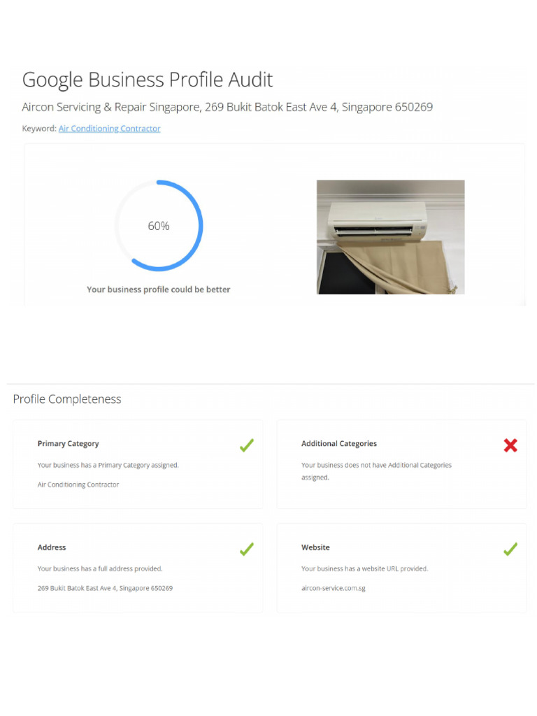 GMB Profile Audit | PDF