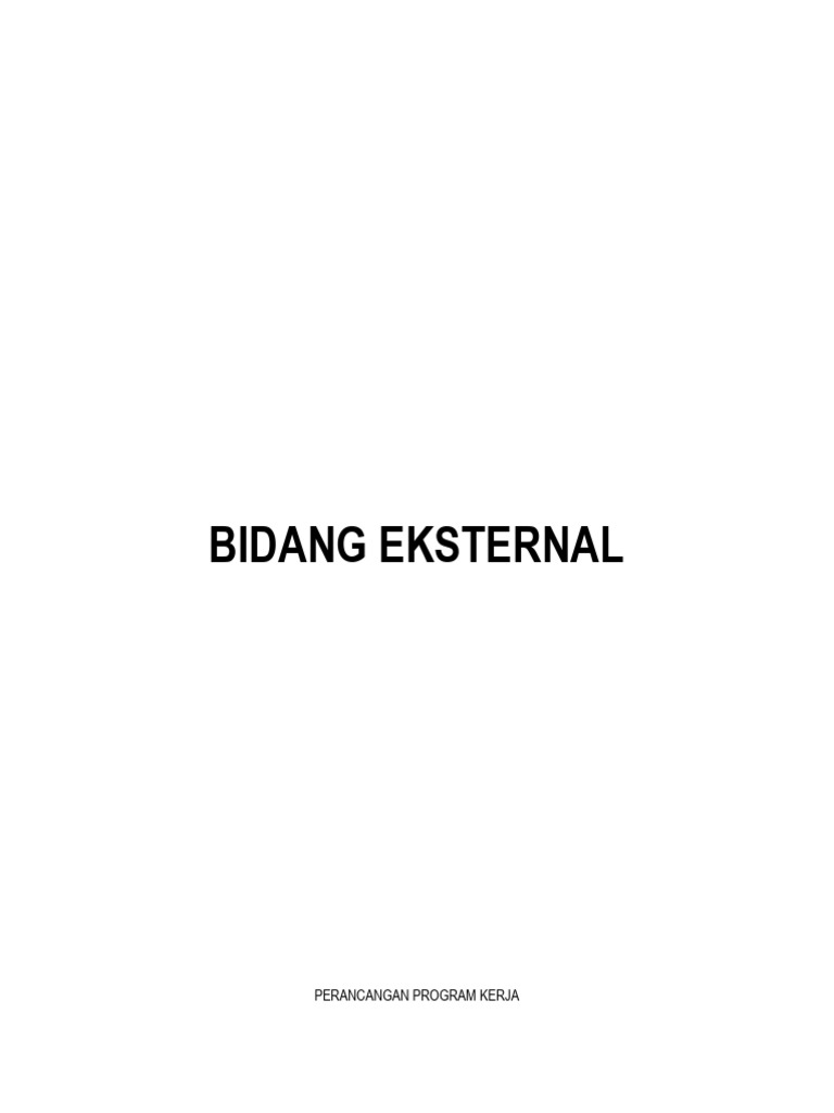 Proker Eksternal 2024 | PDF