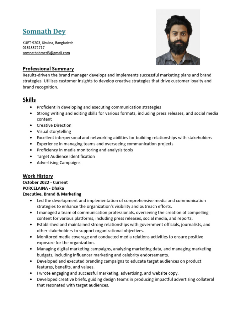Somnath Dey | PDF | Marketing | Brand