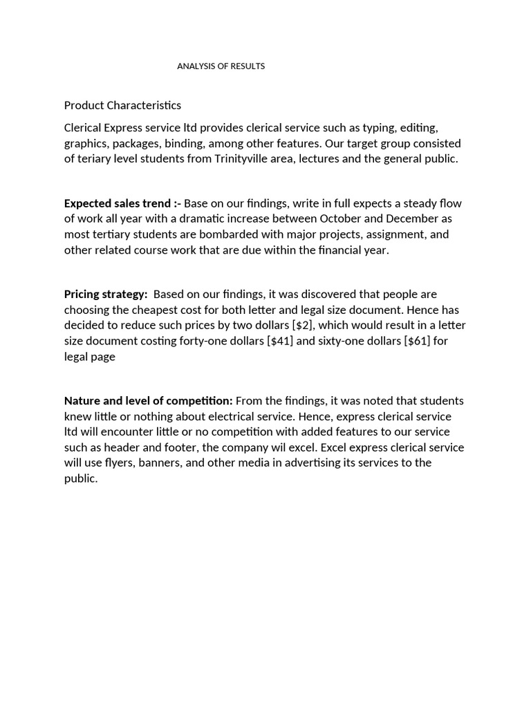 ANALYSIS of Report Leslie Howell | PDF