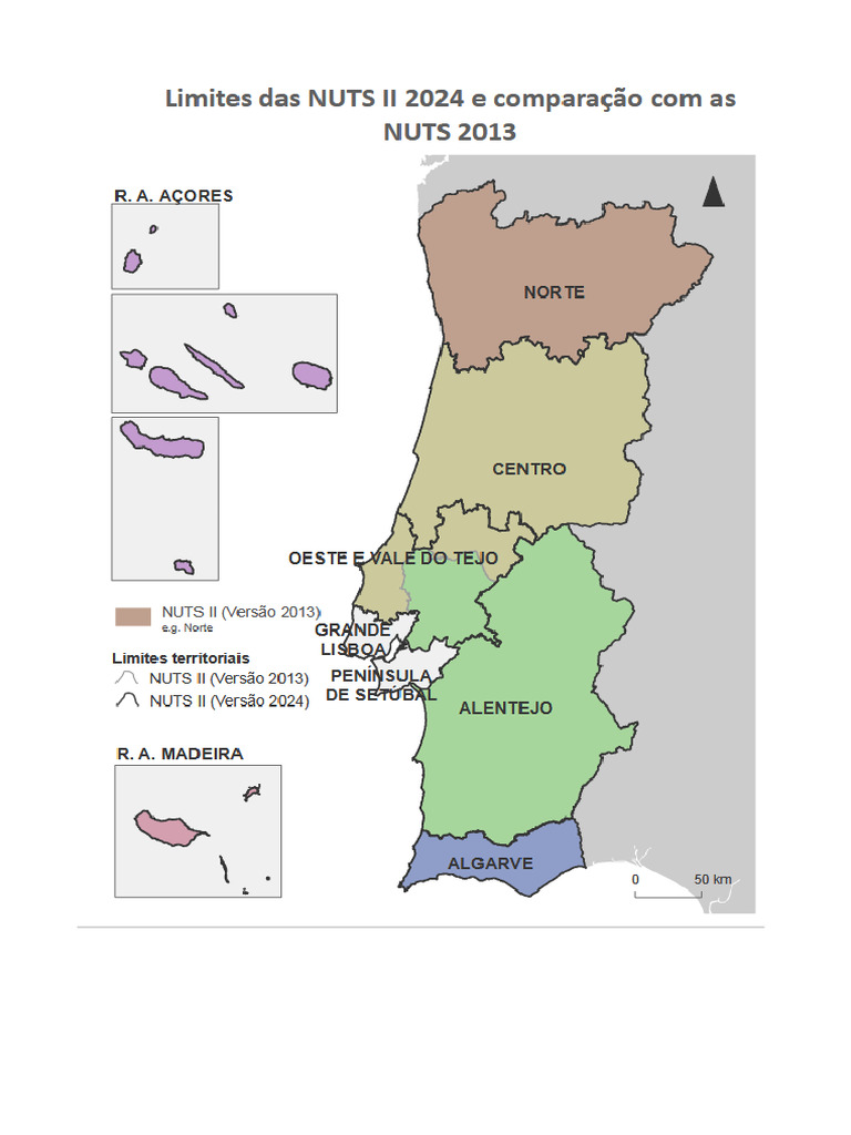 Mapas - NUTS 2024 | PDF
