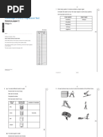 Primary Progression Test Stage 6 Science Paper 1 | PDF | Solubility | Pulse