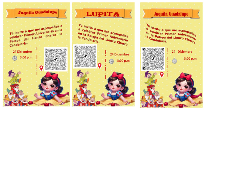 Invitaciones Juquila | PDF