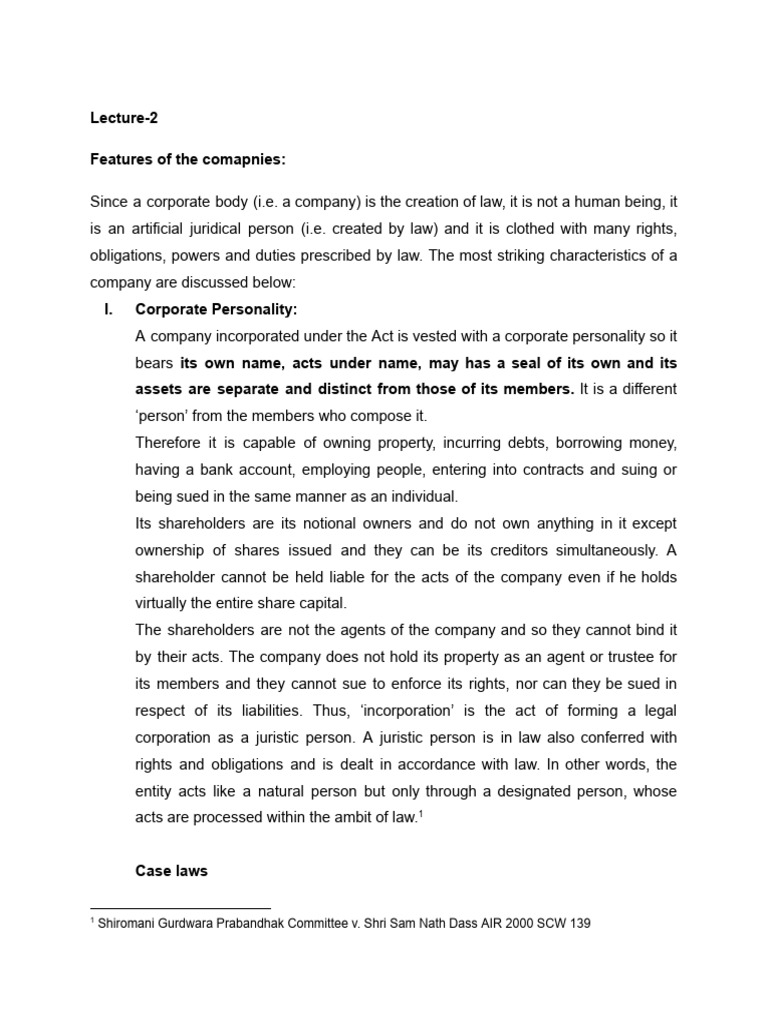 Lecture 2 | PDF | Private Law | Business Law Lecture 2 | PDF | Private Law | Business Law