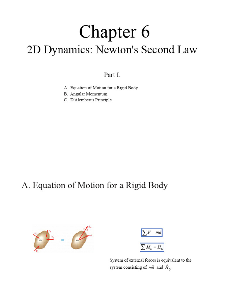 Chapter6a | PDF | Force | Angular Momentum