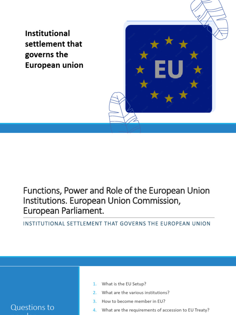 EU Institutional Framework Guide | PDF | European Court Of Justice ...