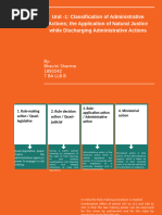 Classification of Administrative Action | PDF | Administrative Law ...