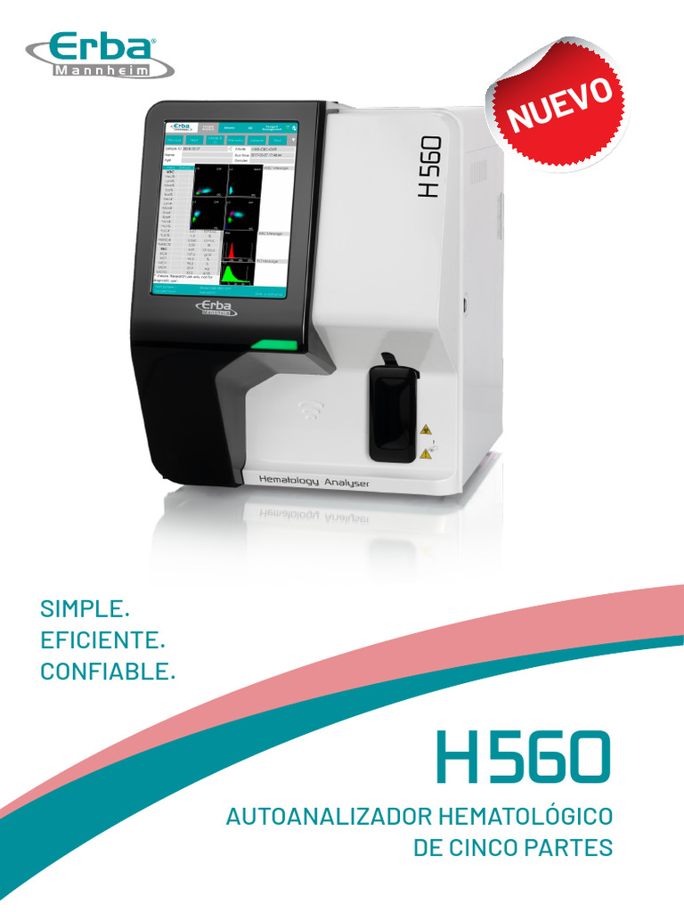 H560 Brochure Erba Analizador | PDF