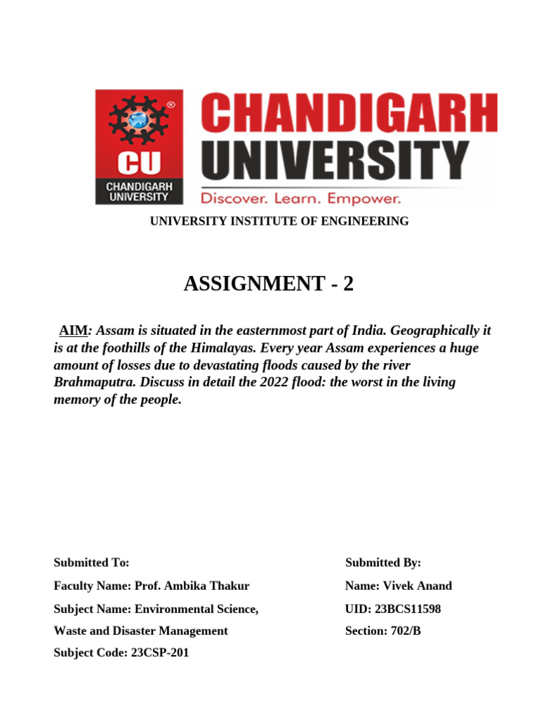 Evs 2 Pdf Flood Natural Disasters