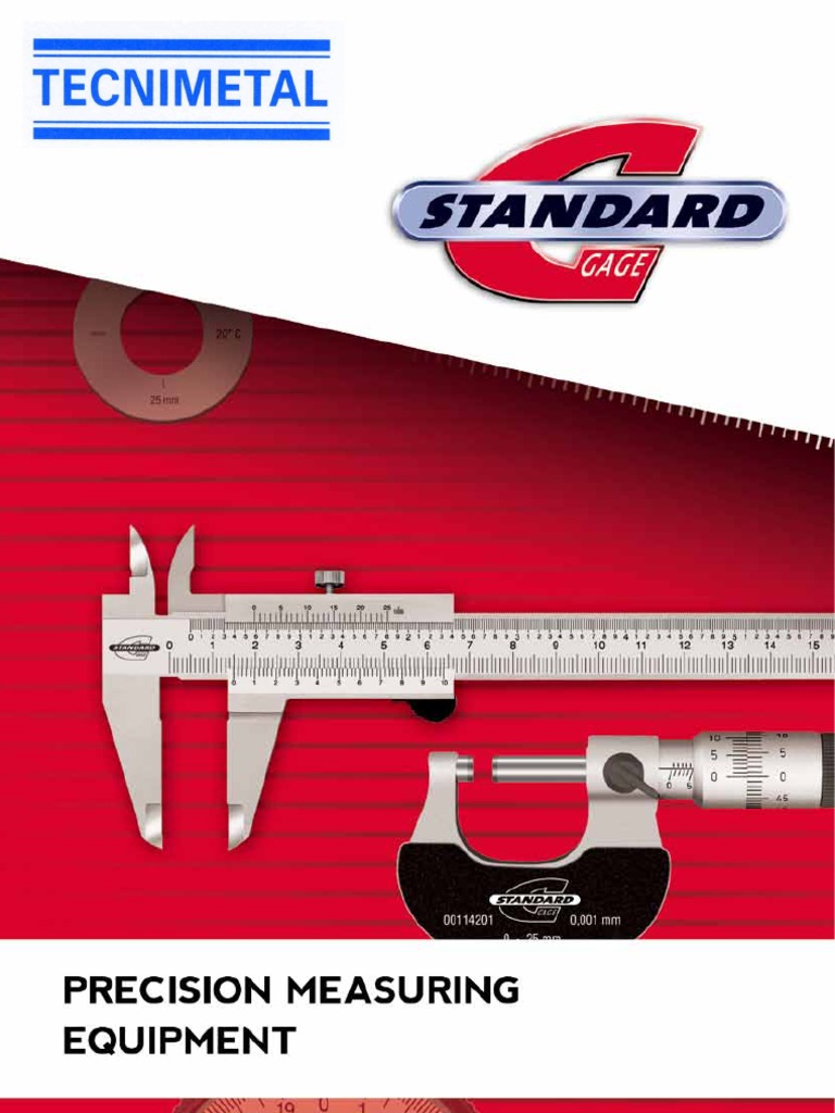 Standard Gage Catalogue en 2012 | PDF | Measuring Instrument | Length