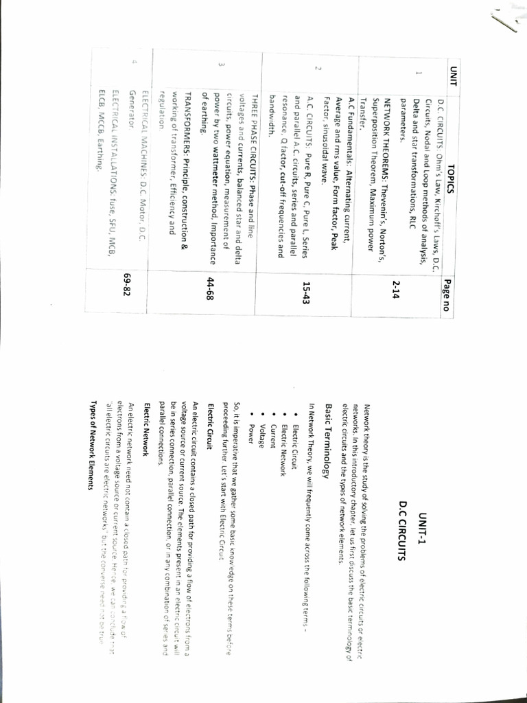 BEE NOTES (1-4 Units) | PDF