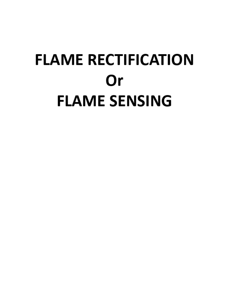 21 Flame Rectification | PDF