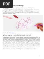 Florituras Lettering | PDF