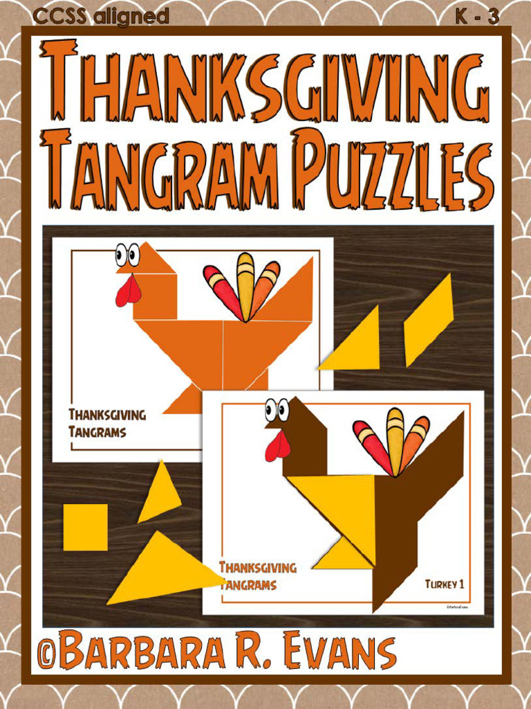 TANGRAMSTHANKSGIVINGTANGRAMPUZZLESMathCenterCriticalThinkingGATE 1 ...
