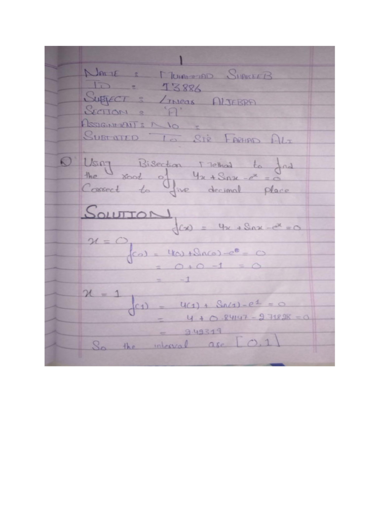 assignment linear | PDF assignment linear | PDF
