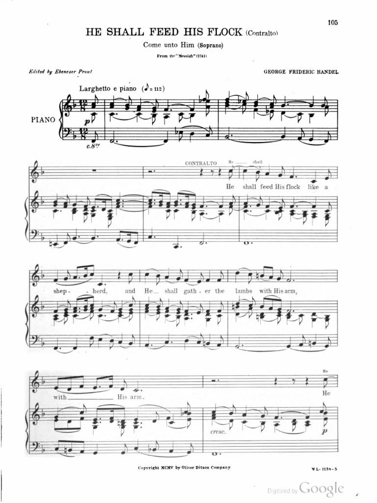 He Shall Feed His Flock | PDF