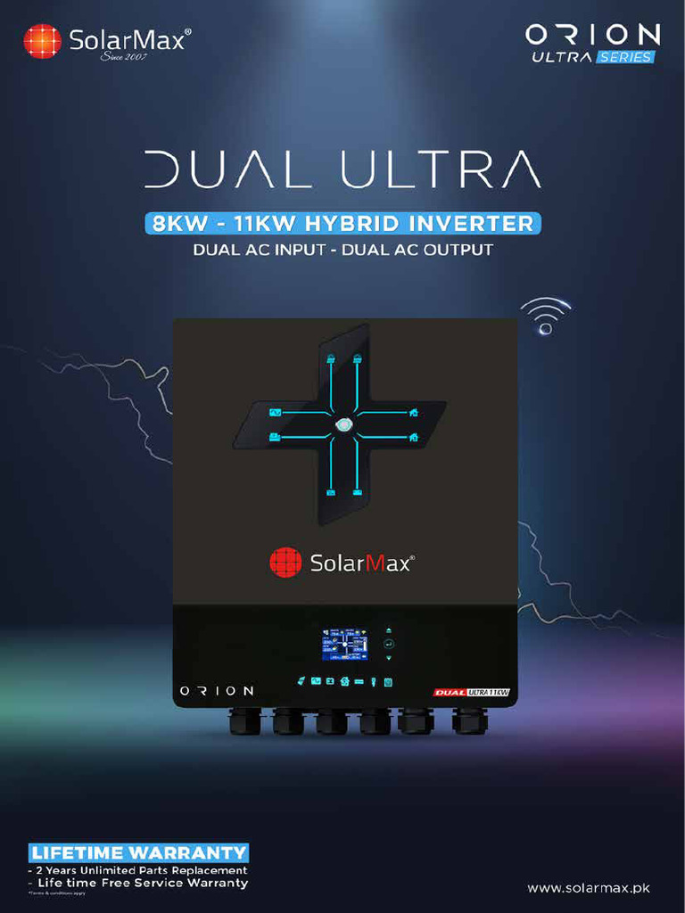 SolarMax Orion Ultra 8KW-11KW | PDF | Alternating Current | Battery Charger