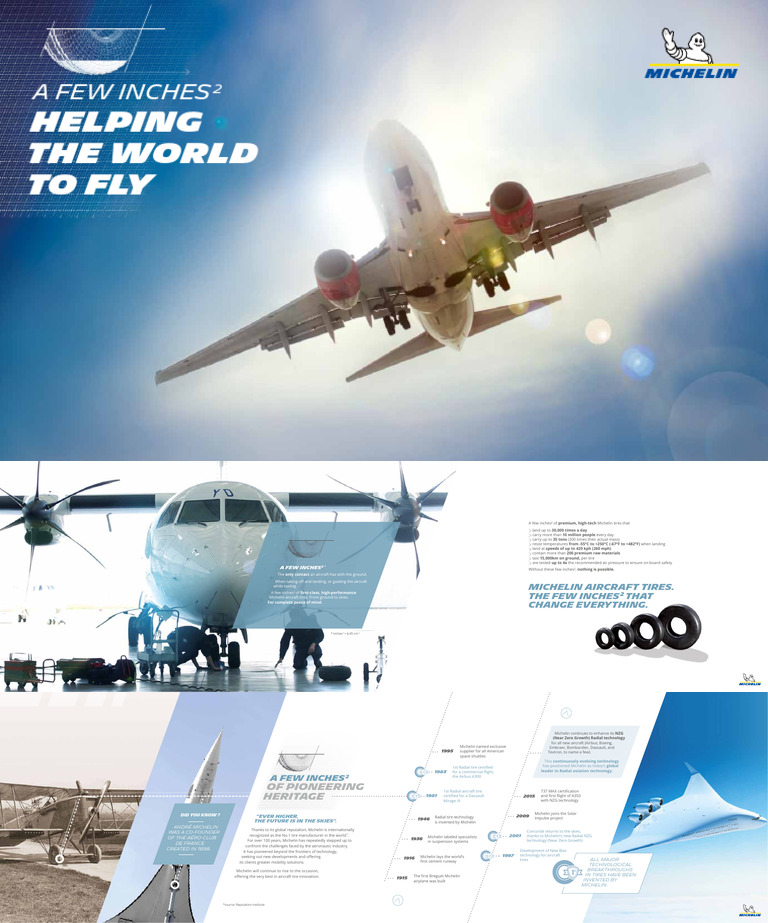 Michelin Aircraft Tire Innovations | PDF | Tire | Aerospace