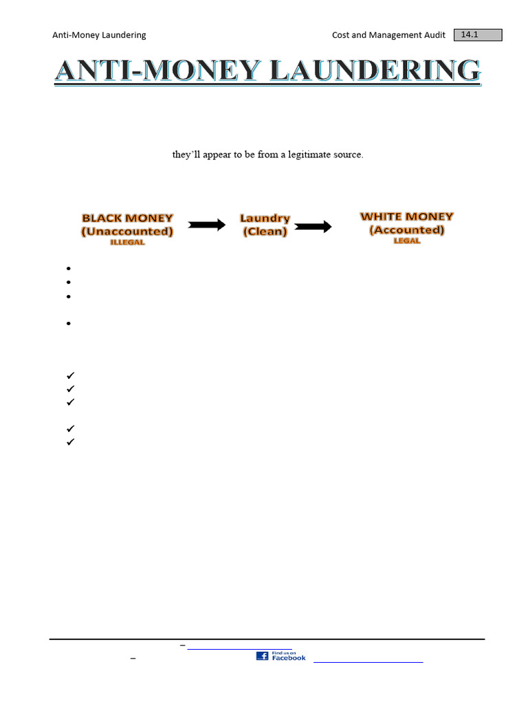 14.ANTI-_MONEY_LAUNDERING | PDF | Terrorism Financing | Money Laundering
