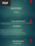 The Zulu State Under Tshaka | PDF | Zulu Kingdom