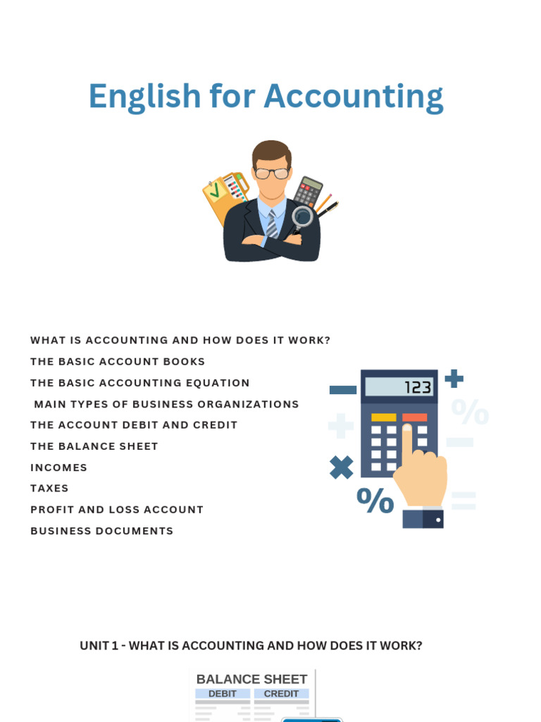 English for Accounting Basics | PDF | Accounting | Financial Accounting