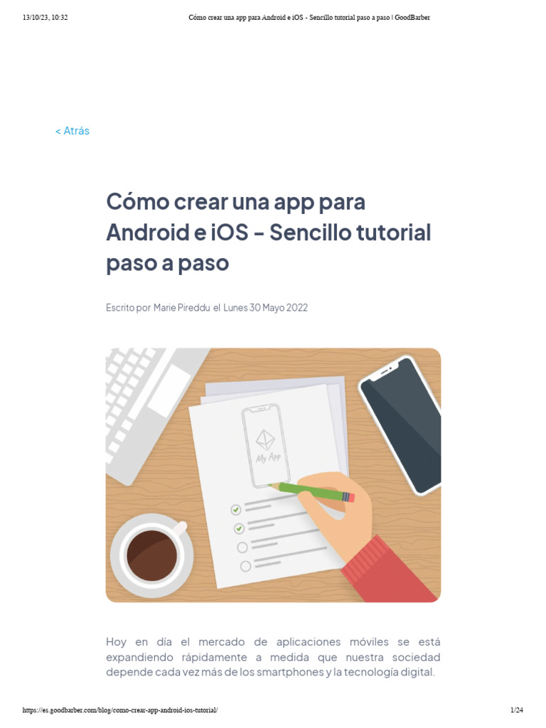 Cómo Crear Una App para Android e iOS - Sencillo Tutorial Paso A Paso ...