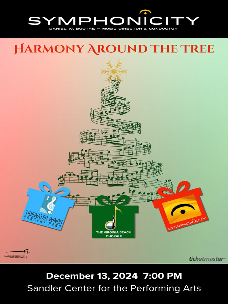 Harmony Around The Tree Playbill | PDF | Performing Arts