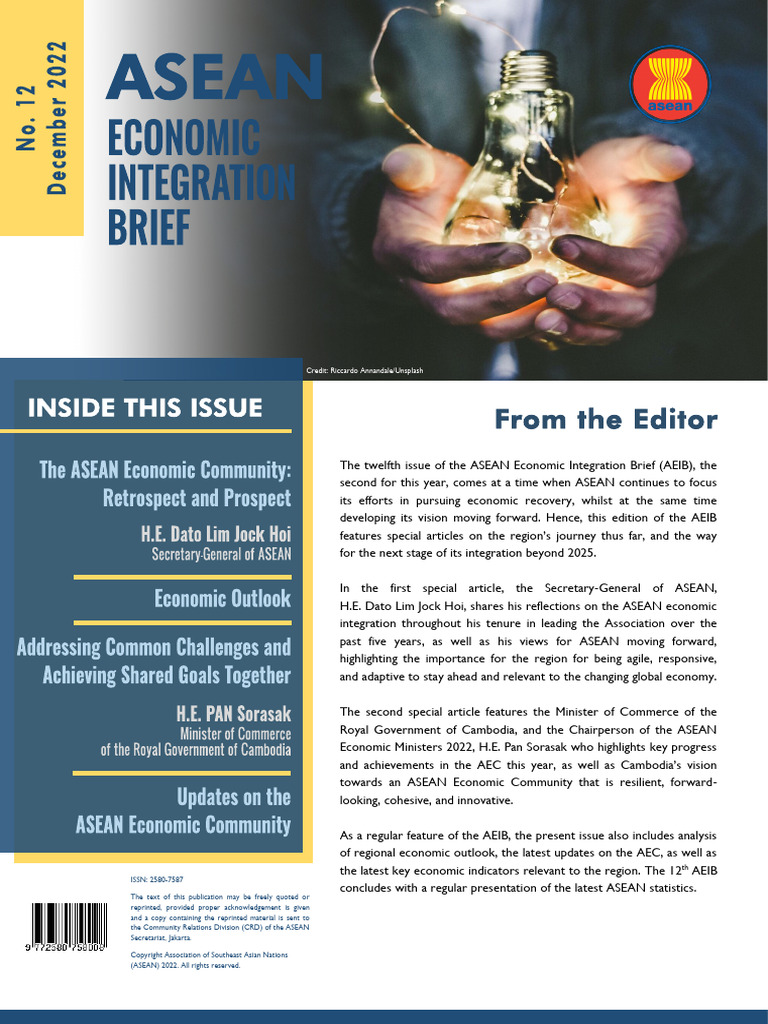 ASEAN Economic Integration | PDF | Inflation | Sustainability