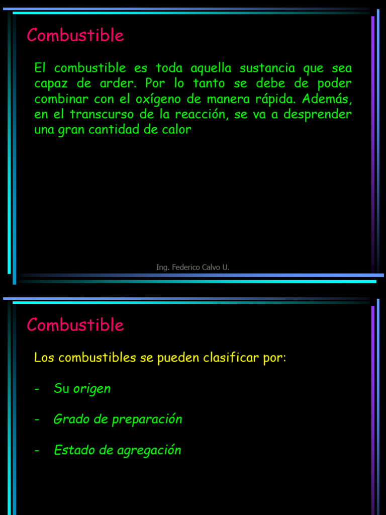 Clasificación y Protección de Combustibles | PDF | Combustibles ...