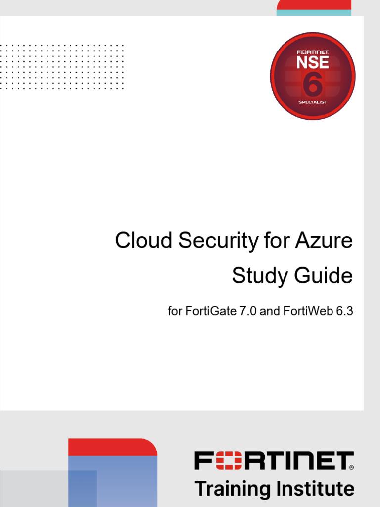 Cloud Security 7.0 For Azure Study Guide | PDF | Cloud Computing | Ip Address