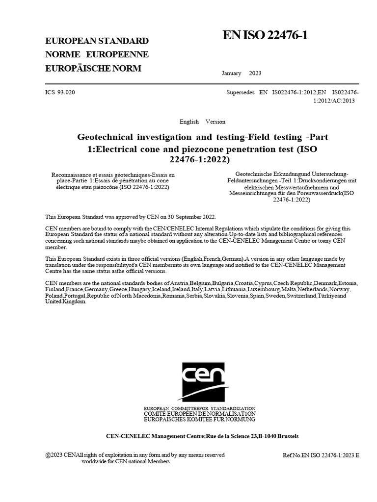 EN ISO 22476-1_2023 | PDF