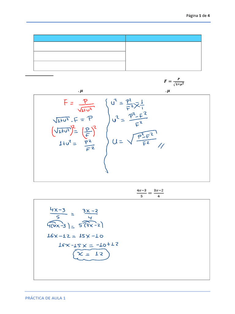 PRÁCTICA DE AULA 01 Filab | PDF