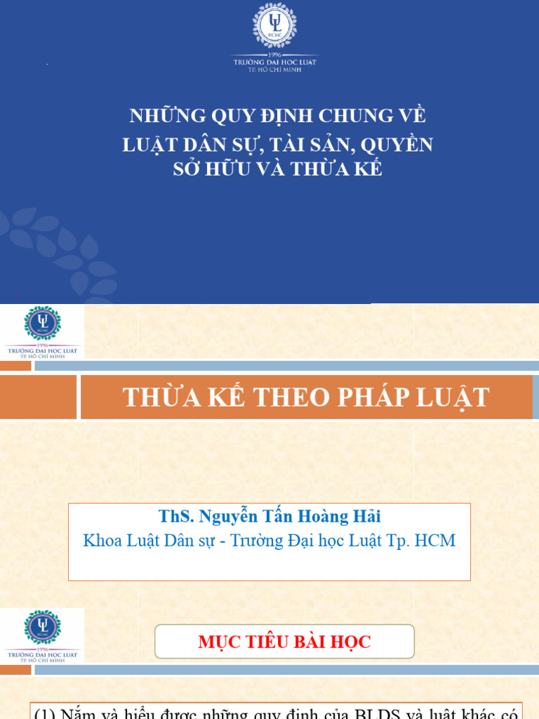 Chương 10 THUA KE THEO PHAP LUAT | PDF