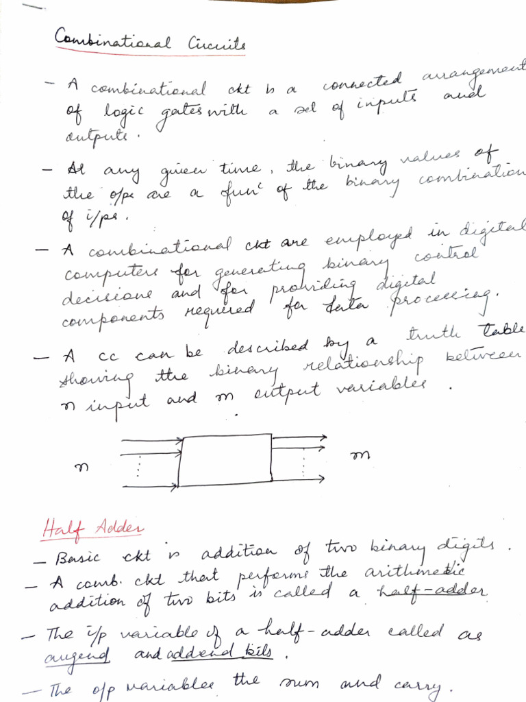 Combinational CKT and FlipFlops | PDF