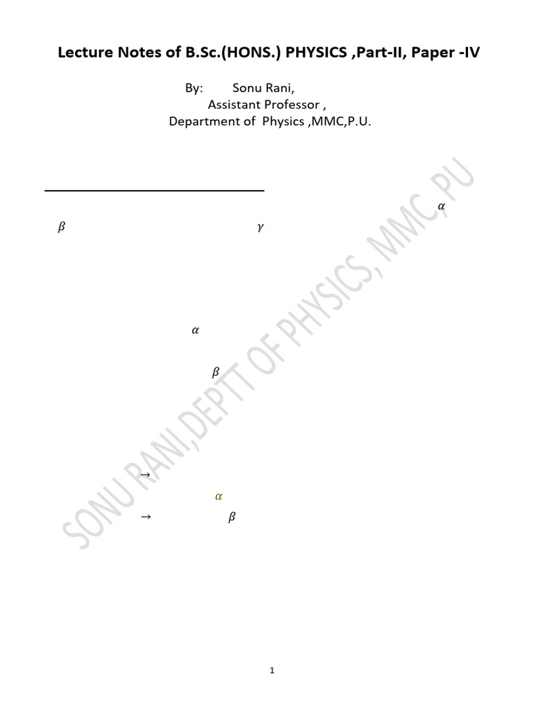 Radioactive Disintegration Explained | PDF | Radioactive Decay ...