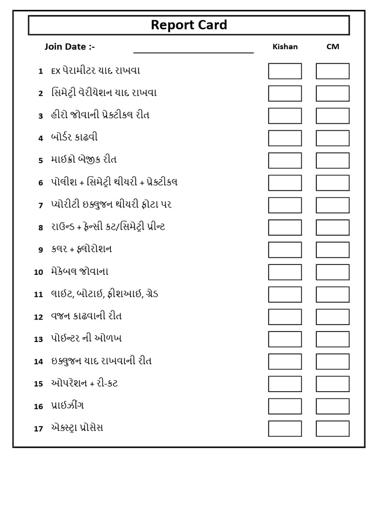Latest Report Card | PDF