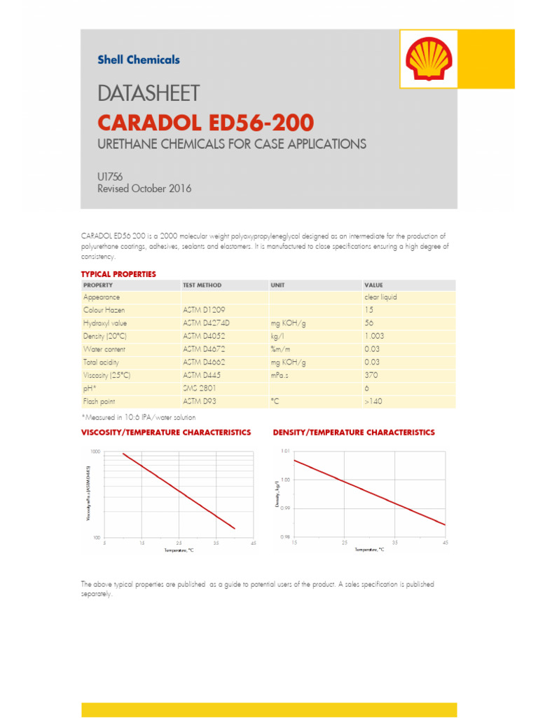 tds-ed56-200 | PDF | Polyurethane | Materials