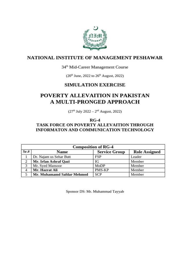 RG 4 Write up | PDF | Information And Communications Technology | Poverty