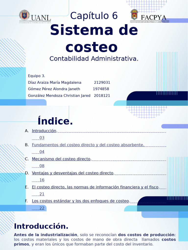 Capítulo6 SistemadeCosteo Equipo3 Parte2 | PDF | Business | Estado de resultados