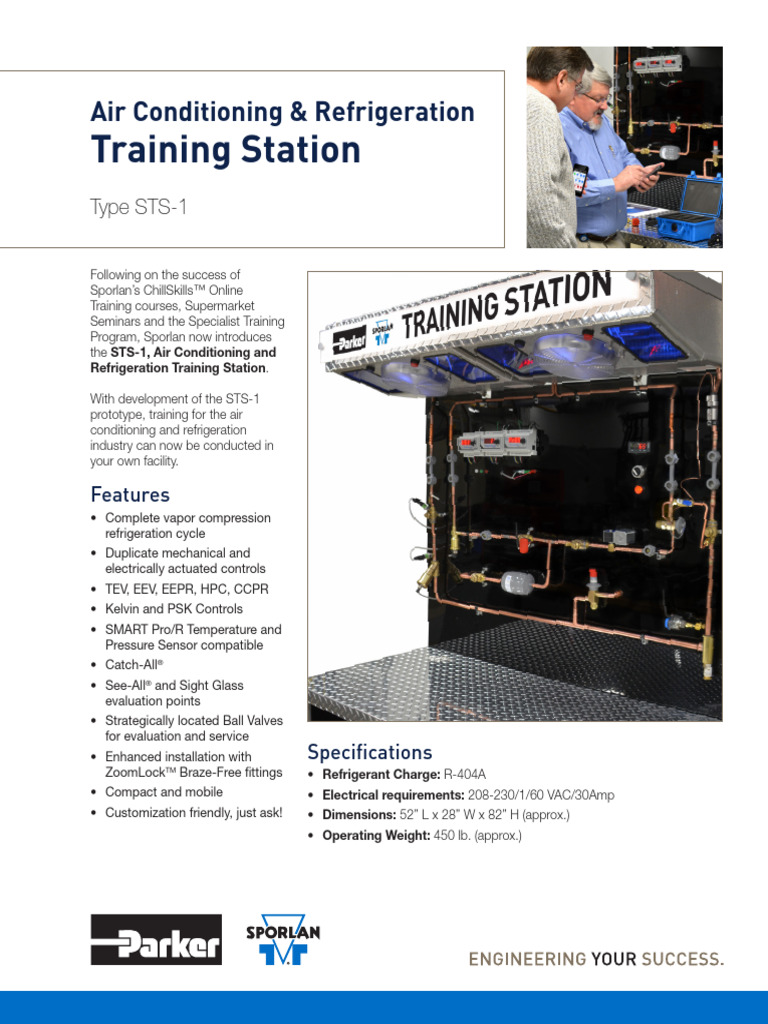 Air Conditioning & Refrigeration Training Station | PDF | Refrigeration ...