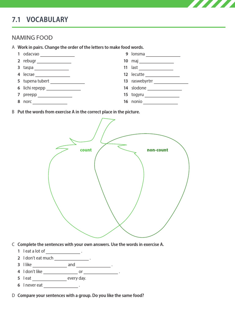 BUS 2.0 Level 2 Lesson Plan 7 Handout 1 | PDF
