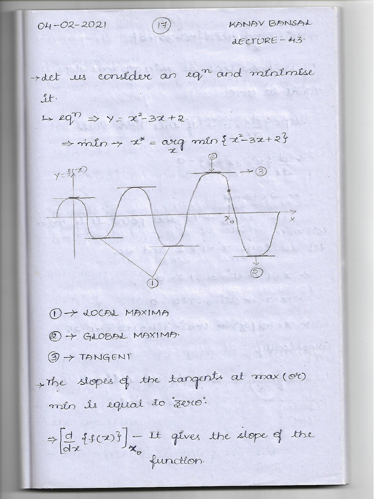 Gradient Descent - Optimization of Linear Regression | PDF