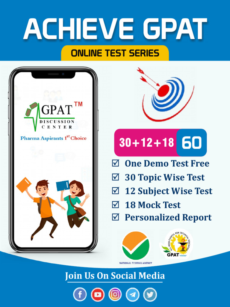 Achieve Gpat - Prospectus | PDF | Pharmaceutical Sciences | Pharmacology