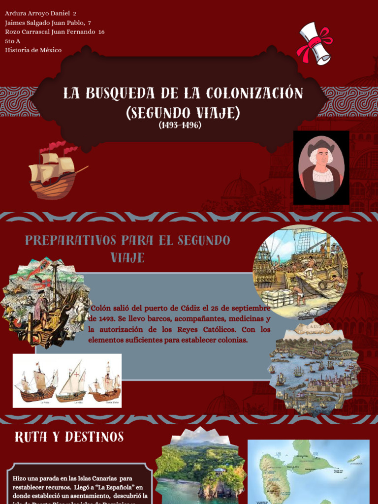 El Segundo Viaje de Colón | PDF