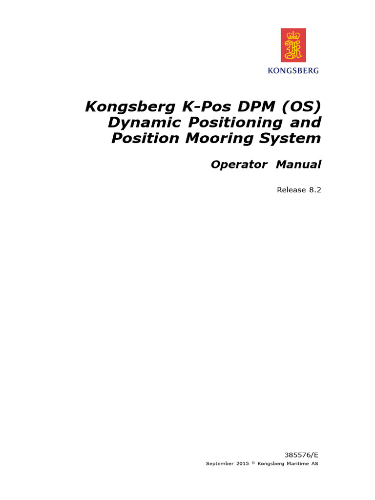 K-Pos DP (OS) Operator Manual (Release 8.3) | PDF | Navigation